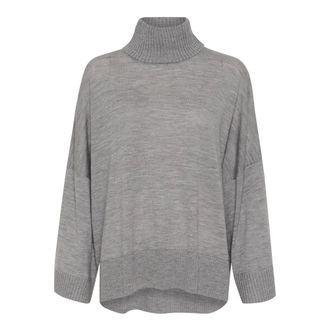Inwear Biella Pullover - Femme - Pulls - Gris - Taille: 40 FR