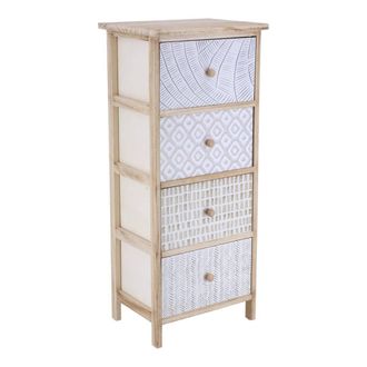 Tendance Paulownia m&ouml;bel 4 schubladen Bedruckt holzkn&ouml;pfe - nat&uuml;rlich