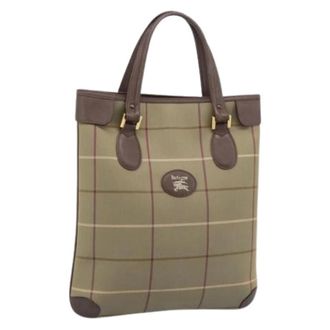 Burberry Pre-owned Tote Bag - - Pre-owned - Damen - Gr&uuml;n - ONE SIZE