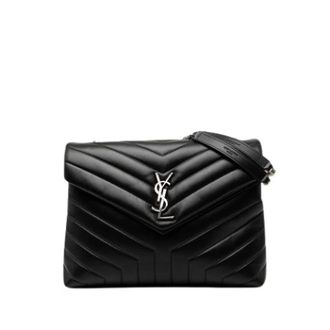 Saint Laurent Sac bandouli&egrave;re Loulou Pre-owned - Femme - Pre-owned - Noir - Taille: ONE Size