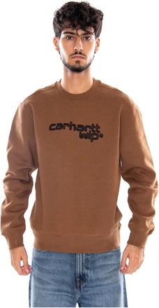 Carhartt Work in Progress Wireless Sweat - - Sweatshirts & Hoodies - Herren - Braun - S