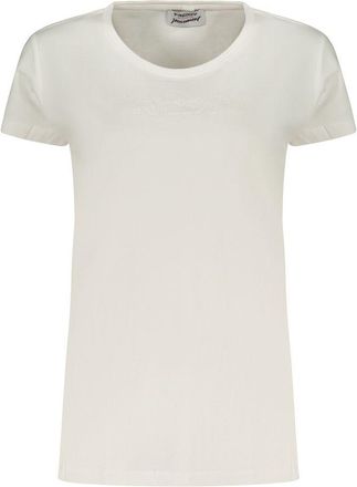 Freddy Wei&szlig;es Baumwoll-T-Shirt f&uuml;r Damen