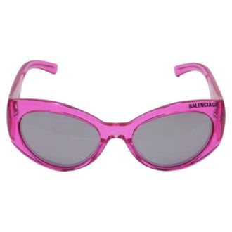 Balenciaga Lunettes de soleil rondes Pre-owned - Femme - Pre-owned - Rose - Taille: ONE Size