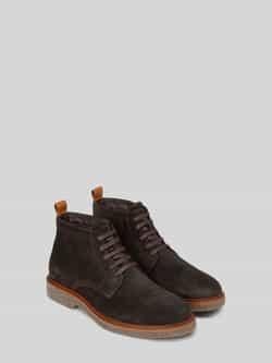 Marc O'Polo Boots aus Rindvelours mit Kreppsohle