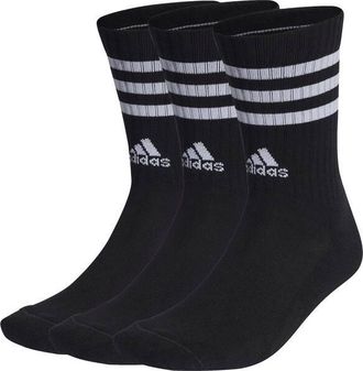 adidas Herren Socken 3-Streifen Cushioned Crew, 3 Paar