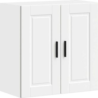 vidaXL Vidaxl - Armoire murale de cuisine Porto blanc bois ding&eacute;nierie