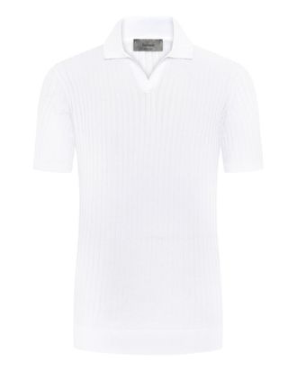 Ferrante Softes Poloshirt aus &auml;gyptischer Baumwolle mit Variokragen in