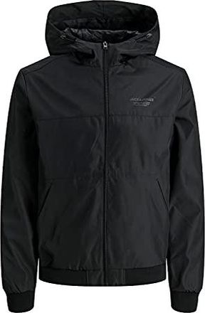 Jack & Jones Veste à capuche Jjeseam Noos pour homme, Noir, S