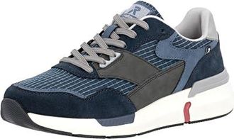 Rieker Homme U1402 Baskets Basses, Bleu, 47 EU