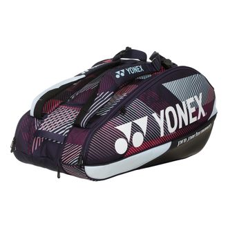 Yonex pro racquet bag 9 pcs Schl&auml;gertasche Lila - Grau