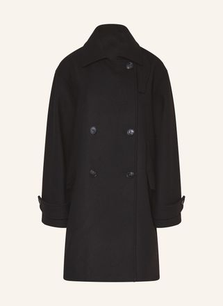 HUGO BOSS Oversized-Mantel Cisabel schwarz