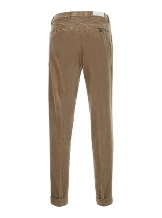 Michael Coal Tech Fabric Cotton Trousers - Beige