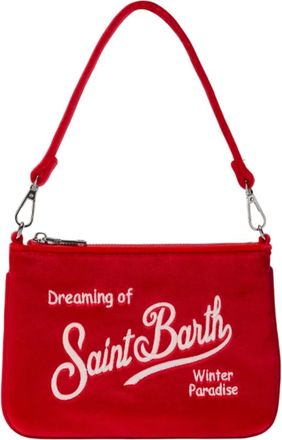 MC2 Saint Barth Femme, Sacs, Rouge, Taille: ONE Size Parisienne Mini Velvet 41