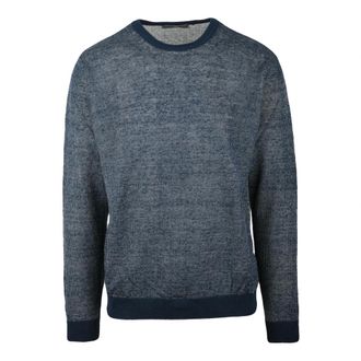 Daniele Fiesoli Homme, Pulls, Bleu, Taille: XL Pullover Girocollo