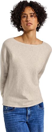 Street One Damen 3015541 Dolman Pullover, tusk Cream Mel, 42
