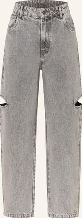 Karo Kauer Karo Kauer Barrel Jeans Mit Cut-Outs grau