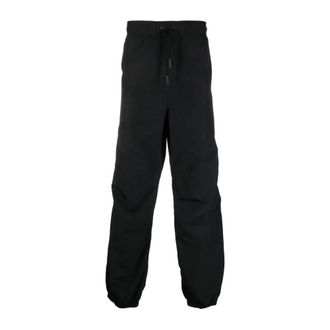 Marcelo Burlon Nylon Schwarze Jogginghose Activewear - - Trousers - Herren - Schwarzk - L