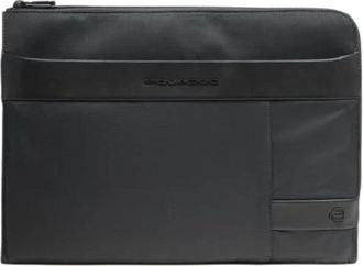 Piquadro unisex, Sacs, Noir, Taille: ONE Size Housse pour ordinateur portable 13,3 avec poign&eacute;es escamotables
