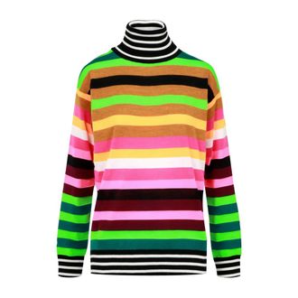 Semicouture Pullover mit hohem Kragen - - Knitwear - Damen - Mehrfarbig - S