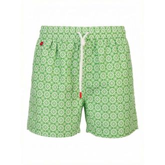 Kiton Homme, Maillots de bain, Vert, Taille: 2XL Short de bain