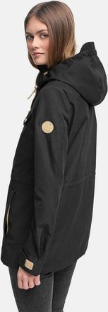 Marikoo Outdoorjacke Sohaa Leichte Outdoorjacke mit Kapuze und Kordelzug