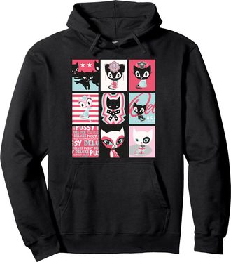 Pussy Deluxe 9 Tiles Cats Pullover Hoodie