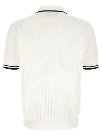 Dolce & Gabbana Mens Bicolor Cotton Polo Shirt