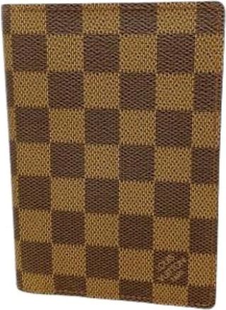 Louis Vuitton unisex, Pre-owned, Brun, Taille: ONE Size Prot&egrave;ge-passeport doccasion
