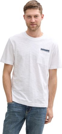 Tom Tailor Henley T-Shirt aus Baumwolle, Dark Bottle Green, XL