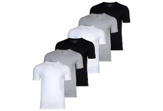 BOSS T-Shirt Herren T-Shirt 6er Pack Baumwolle (Packung, 6er Pack)