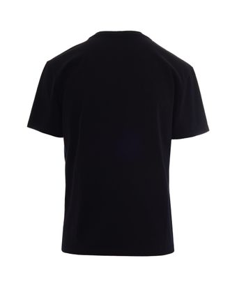 MC2 Saint Barth Womens T-Shirt Emilie Strass Black Cotton T-Shirts & Jerseys
