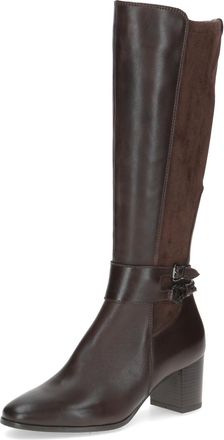 Caprice Caprice Damen Stiefel mit Blockabsatz Elegant, Braun (Dk Brown Comb), 38.5 EU