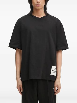 Fiorucci t-shirt à patch logo - Noir