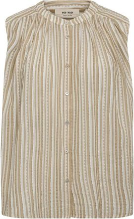 Mos Mosh MOS Mosh, Femme, Tops, Beige, Taille: 44 FR Hauts sans manches