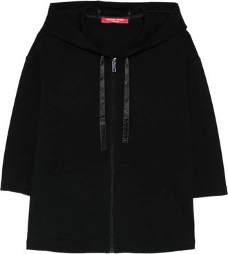 Marina Rinaldi Femme, Sweatshirts et sweats &agrave; capuche, Noir, Taille: 40 FR Landa Zip-through