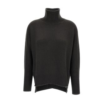 Lisa Yang Heidi Pullover - - Knitwear - Damen - Gr&uuml;n - S