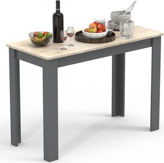 VCM Holz Esstisch | H. 76 x B. 110 x T. 50 cm | Küchentisch Speisetisch Tisch Esal