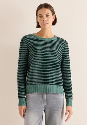 Cecil Strickpullover aus softem Materialmix