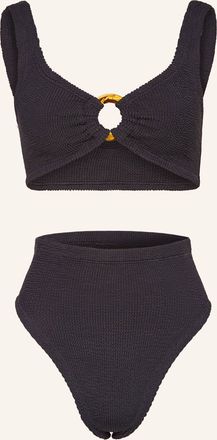Hunza G Bustier-Bikini Nadine schwarz