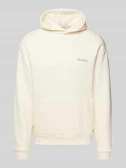 Review Hoodie mit Label-Print