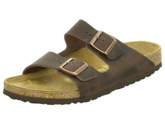 Birkenstock Classic Arizona Leder 52533, Pantoletten, Braun (Habana 5326), 47 EU (12 UK)