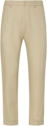 Liu Jo Homme, Pantalons, Beige, Taille: XL Chinos en lin