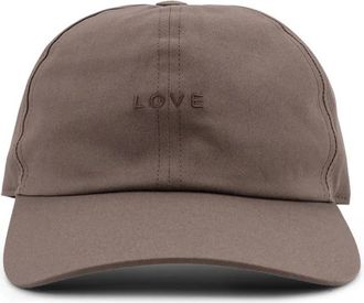 Rick Owens unisex, Accessoires, Brun, Taille: M Love Baseball Cap