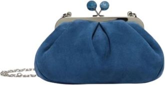 Max Mara Femme, Sacs, Bleu, Taille: ONE Size Wkavalois Chain-strap Shoulder Bag