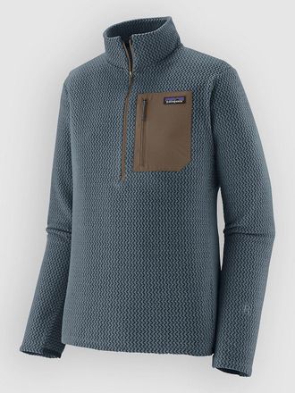Patagonia R1 Air Zip Neck Pull polaire bleu