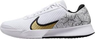 Nike Nike Baskets basses pour homme, Blanc/noir/doré métallisé, 40.5 EU