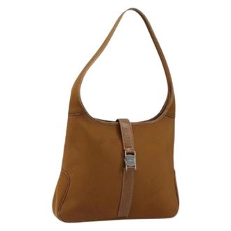 Ferragamo Pre-owned Nylon Schultertasche - - Pre-owned - Damen - Braun - ONE SIZE