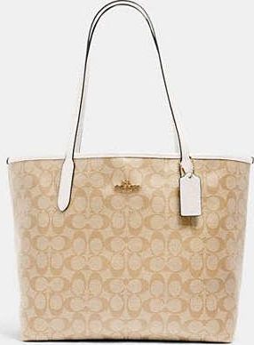 Coach City Tote Aus Charakteristischem Canvas