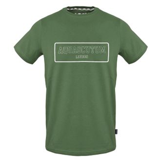 Aquascutum T-Shirt f&uuml;r Herren, Schmal (Milit&auml;rgr&uuml;n)