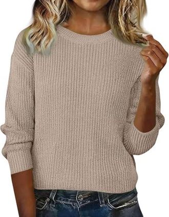 Generic Pull Femme Chic Et Elegant Chaud Pulls, Gilets Et Sweats Rouge Noir Femmes Hiver Blanc Col Roul&eacute; Grande Long Fashion Haut WomenS Laine Oversize Sweate